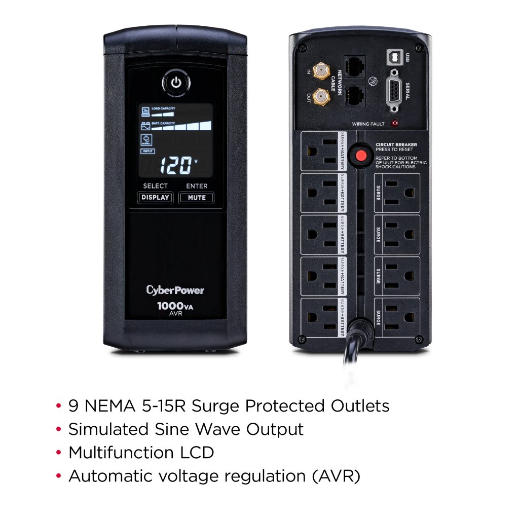 CP1000AVRLCD - Intelligent LCD UPS Series - Product Details, Specs ...