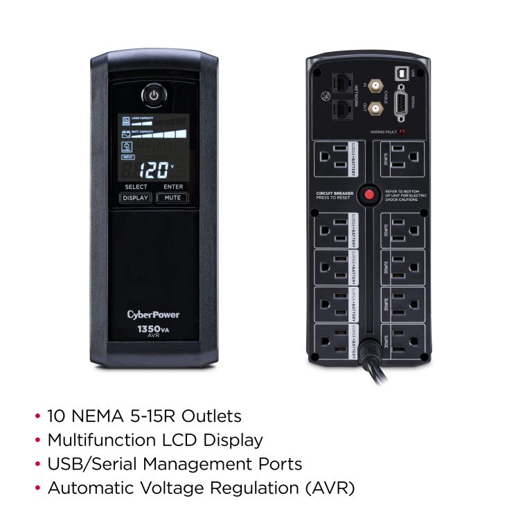 CP1350AVRLCD - Intelligent LCD UPS Series - Product Details, Specs ...