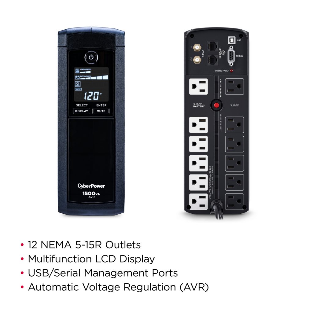 CP1500AVRLCD - Intelligent LCD UPS Series - Product Details, Specs ...