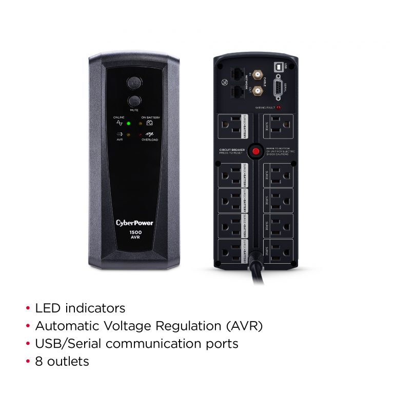CP1500AVRT - AVR UPS Series - Product Details, Specs, Downloads ...
