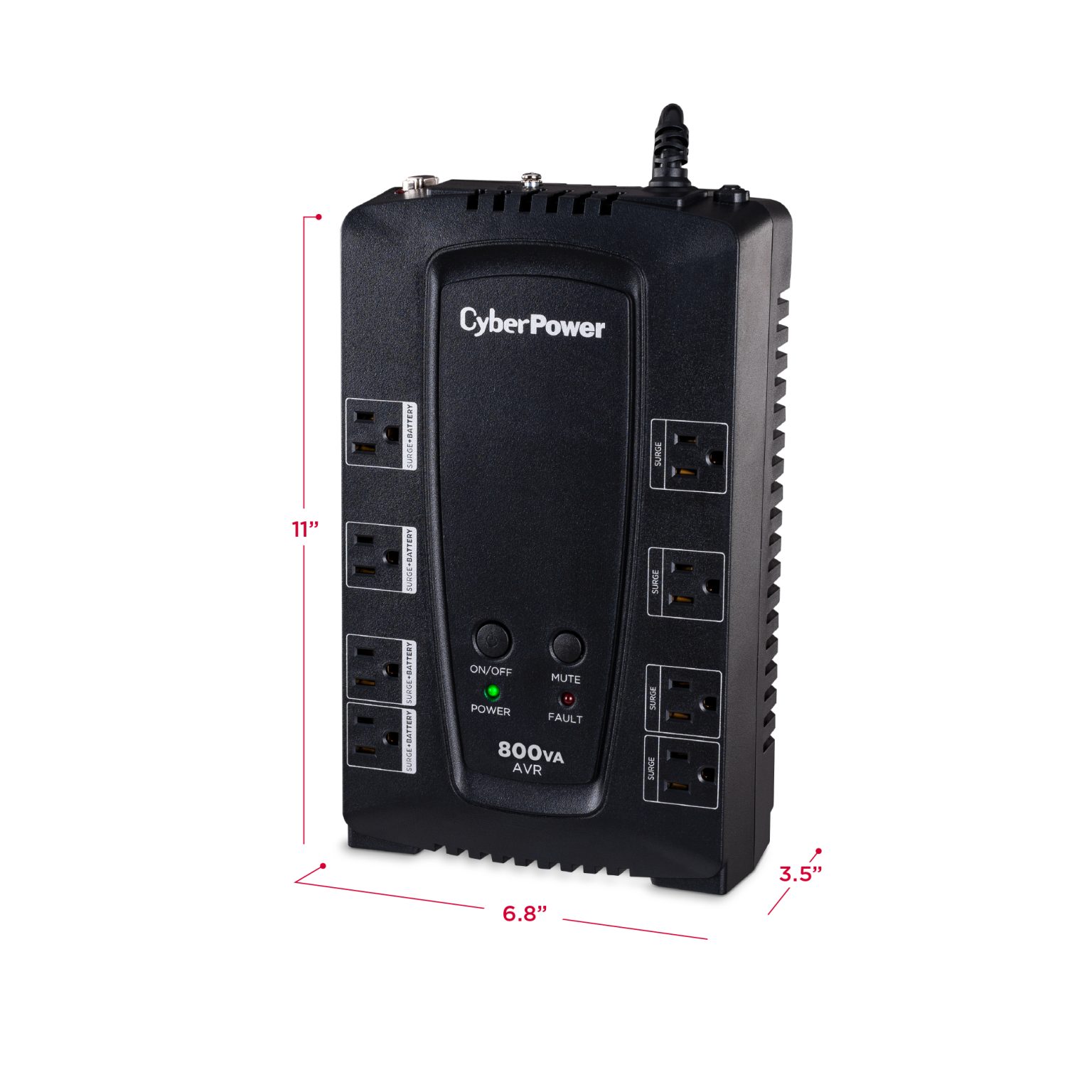 CP800AVR - AVR UPS Series - Product Details, Specs, Downloads | CyberPower