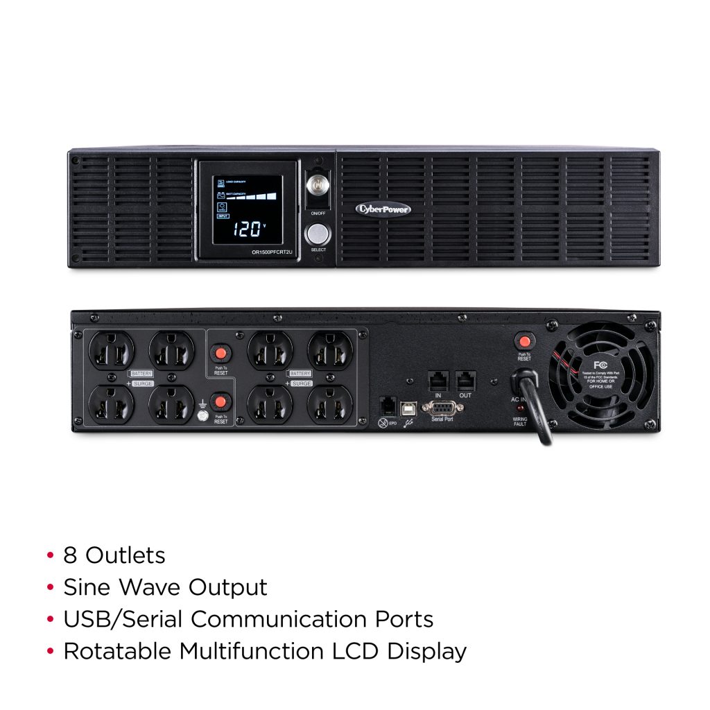 OR1500PFCRT2U - PFC Sinewave UPS Series - Product Details, Specs ...