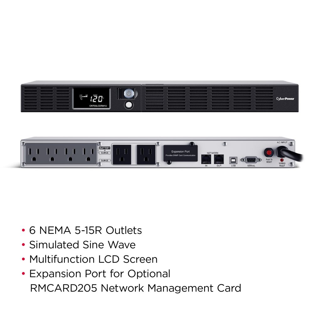 OR700LCDRM1U - Smart App LCD UPS Series - Product Details, Specs ...