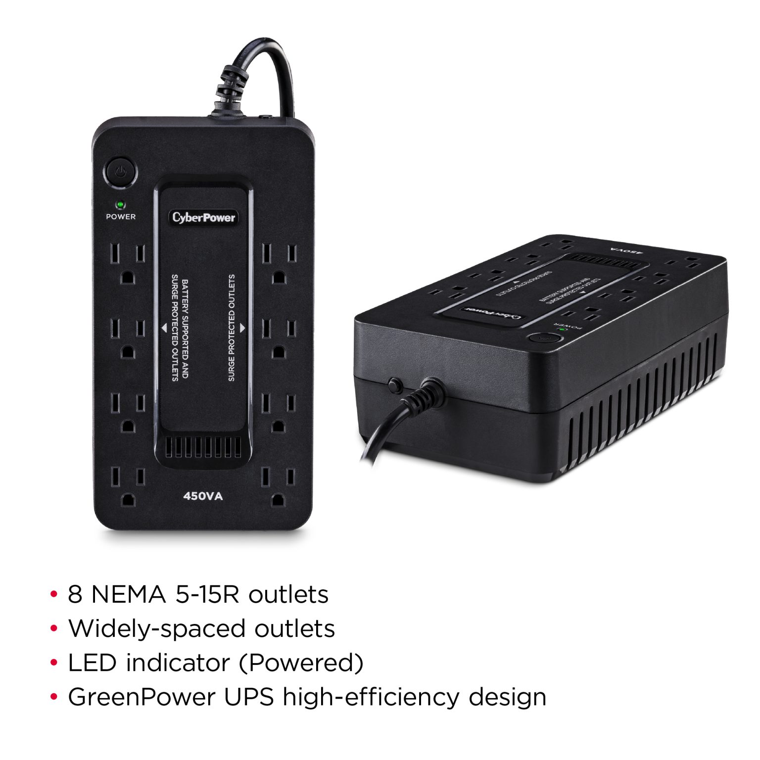 SE450G1 - Battery Backup - Product Details, Specs, Downloads | CyberPower