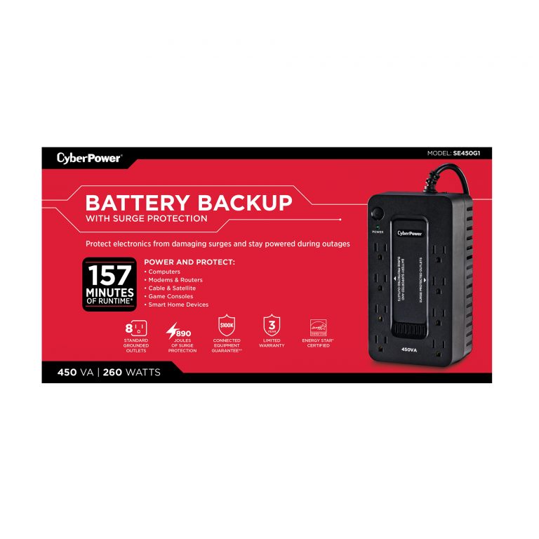 SE450G1 - Battery Backup - Product Details, Specs, Downloads | CyberPower