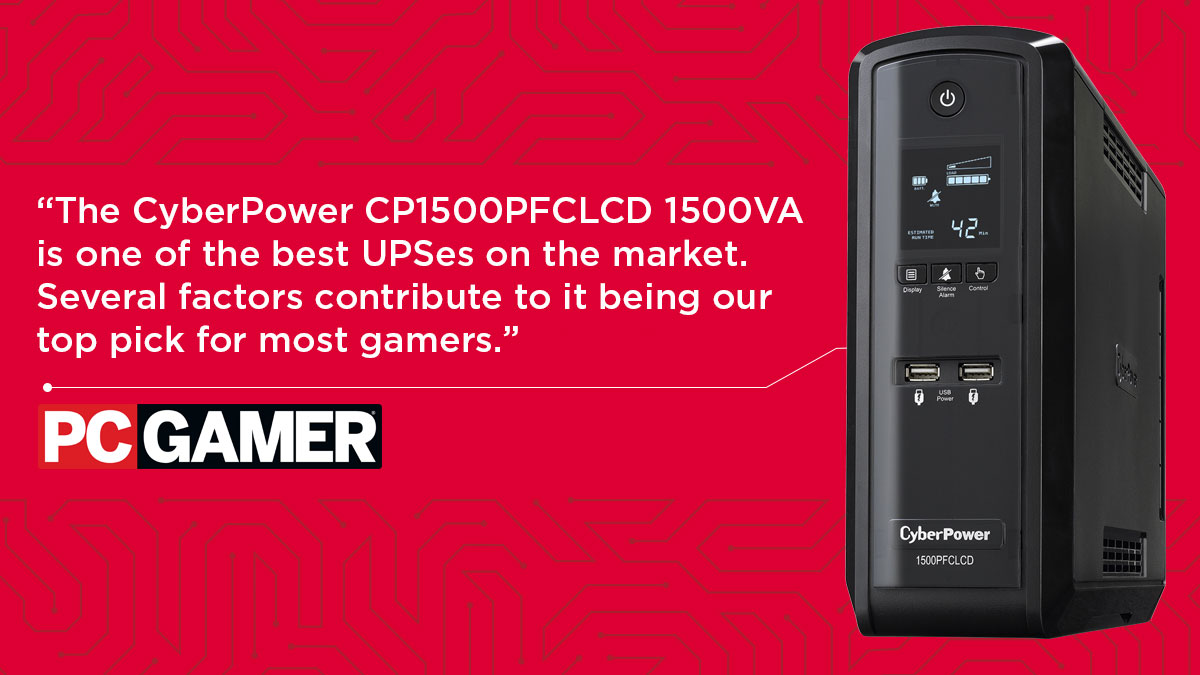 PC Gamer Picks CyberPower UPS Systems Best for Gaming & Networks ...