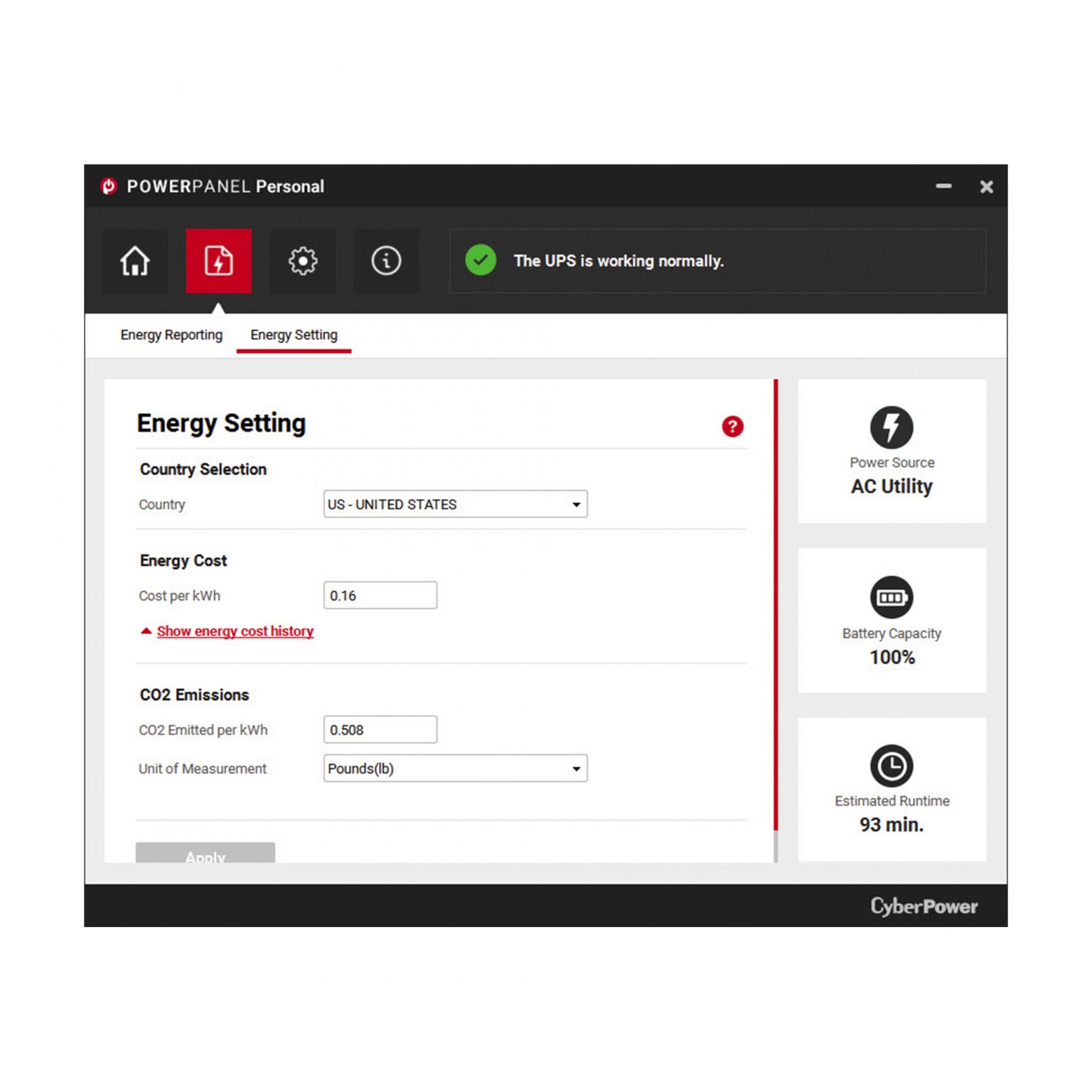 PowerPanel Personal Windows - Software - Product Details, Specs ...