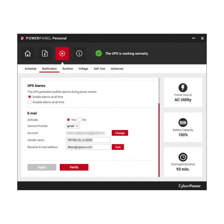 PowerPanel Personal Windows - Software - Product Details, Specs, Downloads | CyberPower
