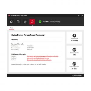 PowerPanel Personal Windows - Software - Product Details, Specs ...