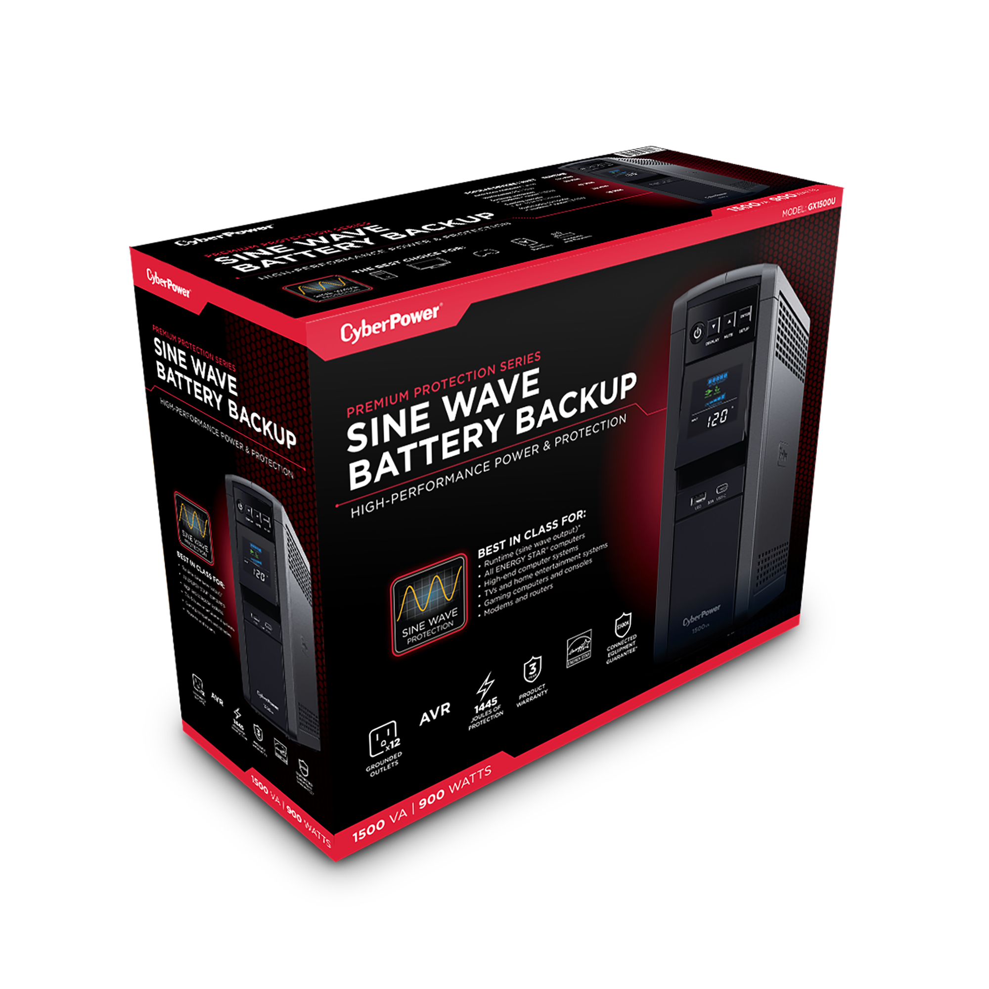 GX1500U - PC Battery Backup - Product Details, Specs, Downloads ...