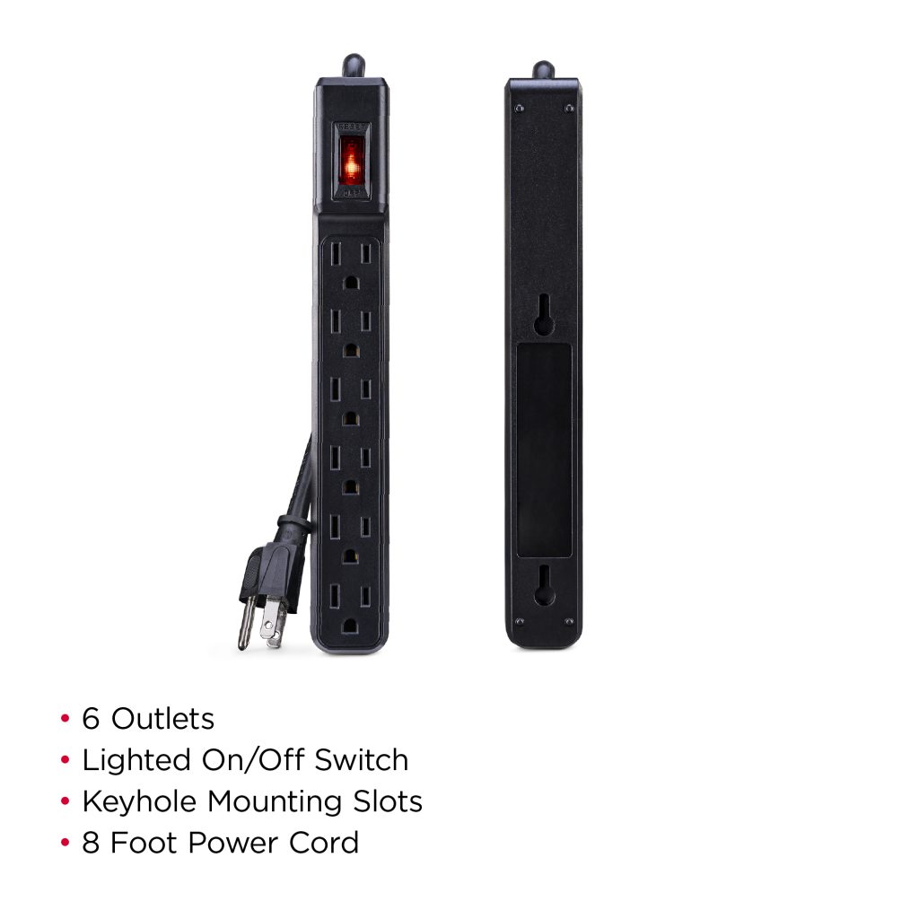 GS608B - Power Strips - Product Details, Specs, Downloads | CyberPower
