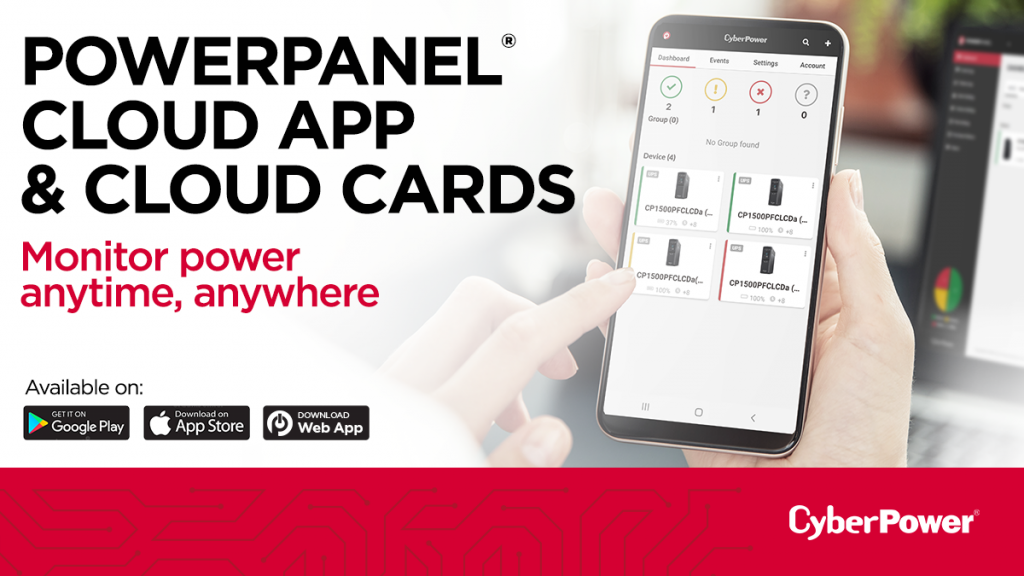 CyberPower Debuts PowerPanel® Cloud App to Monitor (CyberPower) UPS ...