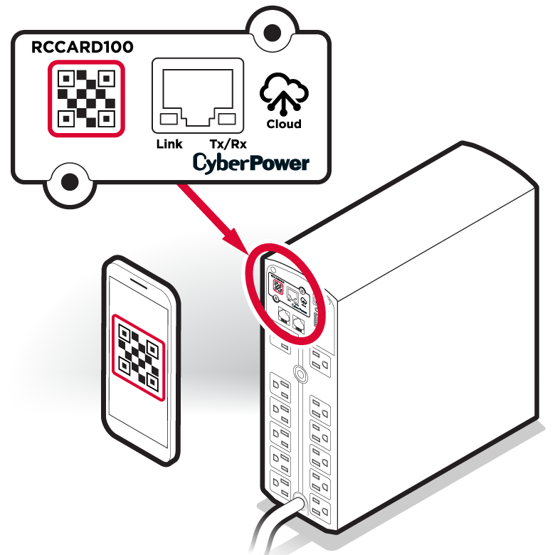 Easy Setup with QR Code (RCCARD100) | CyberPower