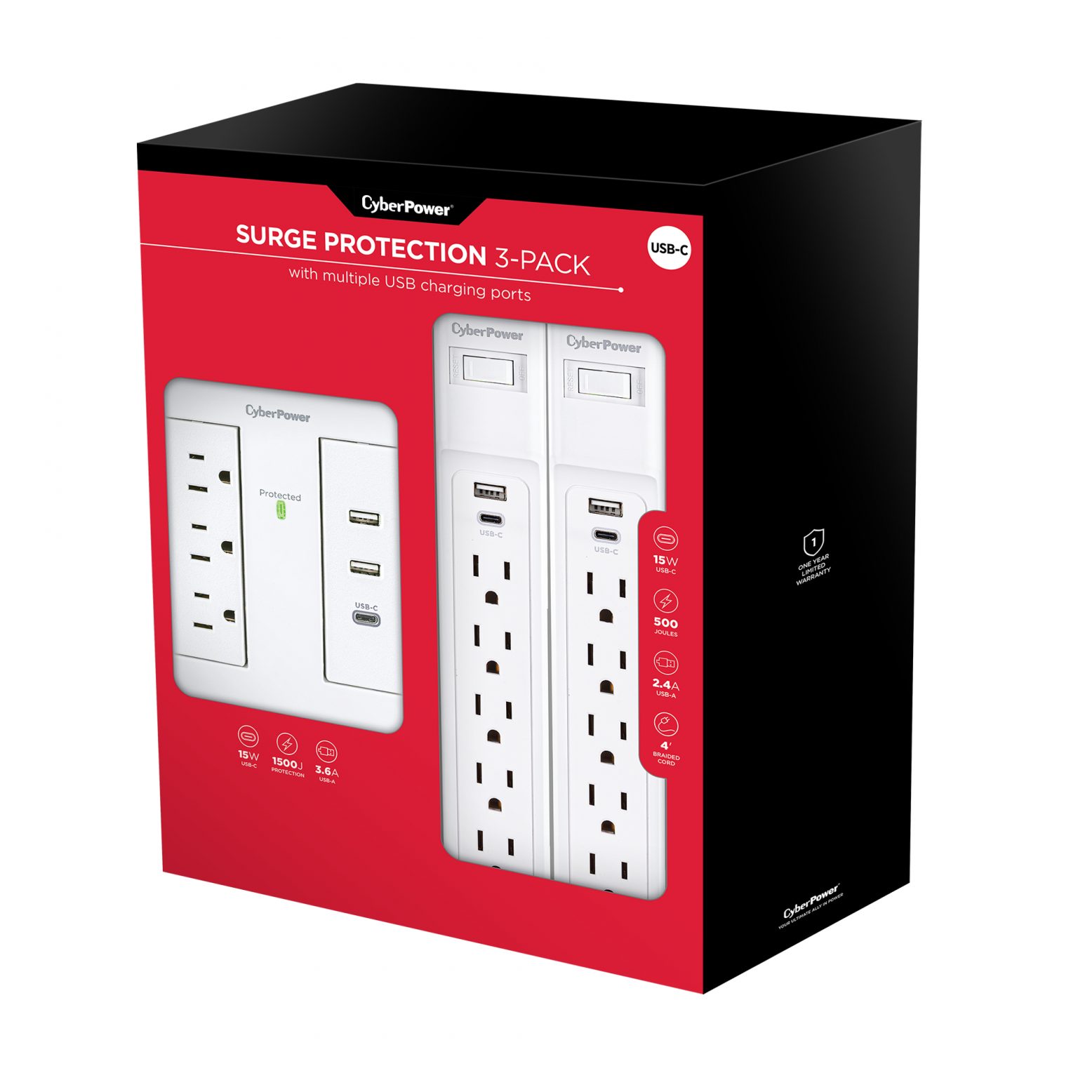 MP1089SSW - Multi Pack Surge Protectors - Product Details, Specs ...