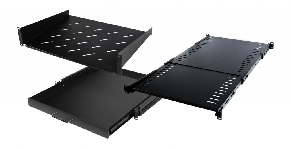 Rack Accessories | Fans, Shelves, Security, Airflow & Cable Mgmt