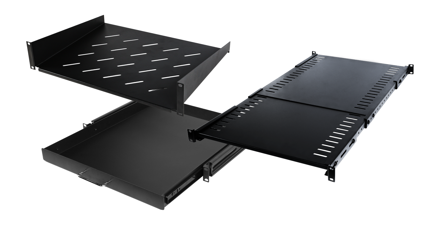 Rack Accessories | Fans, Shelves, Security, Airflow & Cable Mgmt