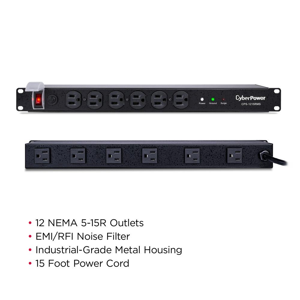 CPS1215RMS - Rackbar™ Surge Protectors - Product Details, Specs ...
