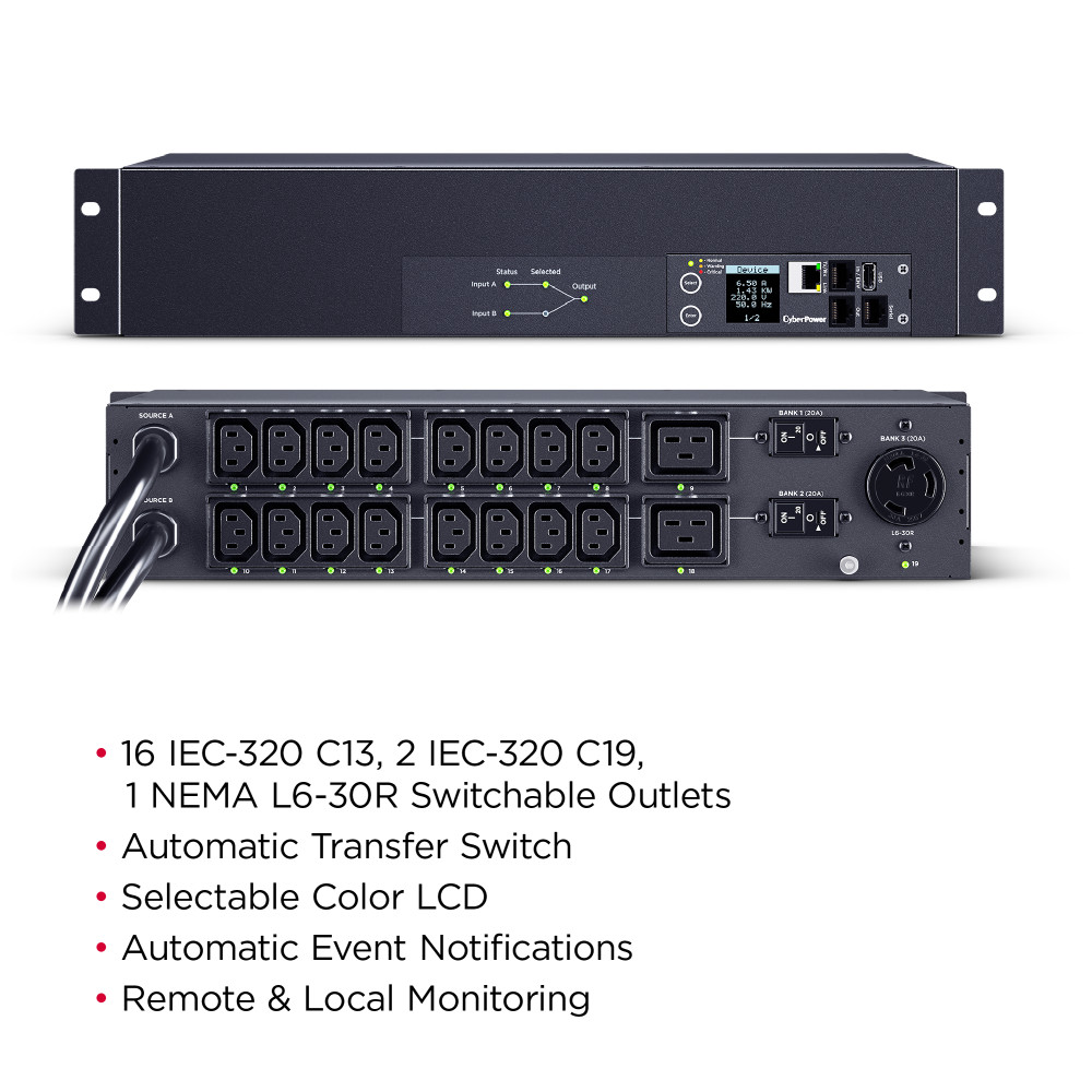 PDU44007 - Switched ATS PDU Series - Product Details, Specs, Downloads ...