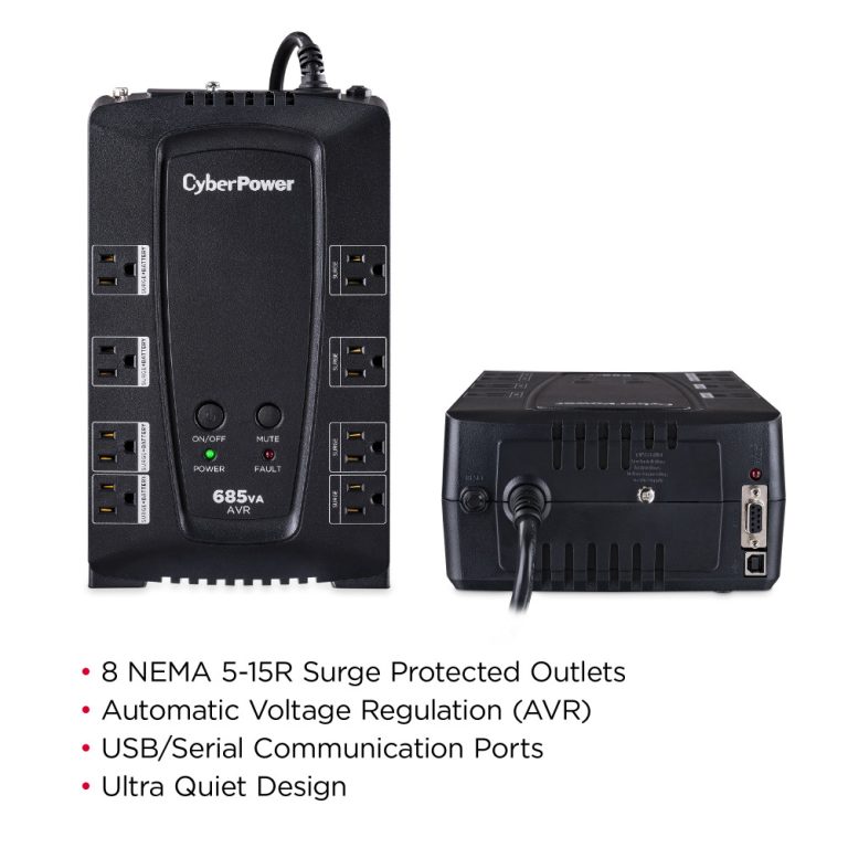 CP685AVRG - AVR UPS Series - Product Details, Specs, Downloads | CyberPower