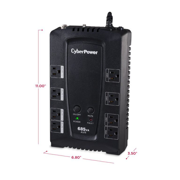 CP685AVRG - AVR UPS Series - Product Details, Specs, Downloads | CyberPower