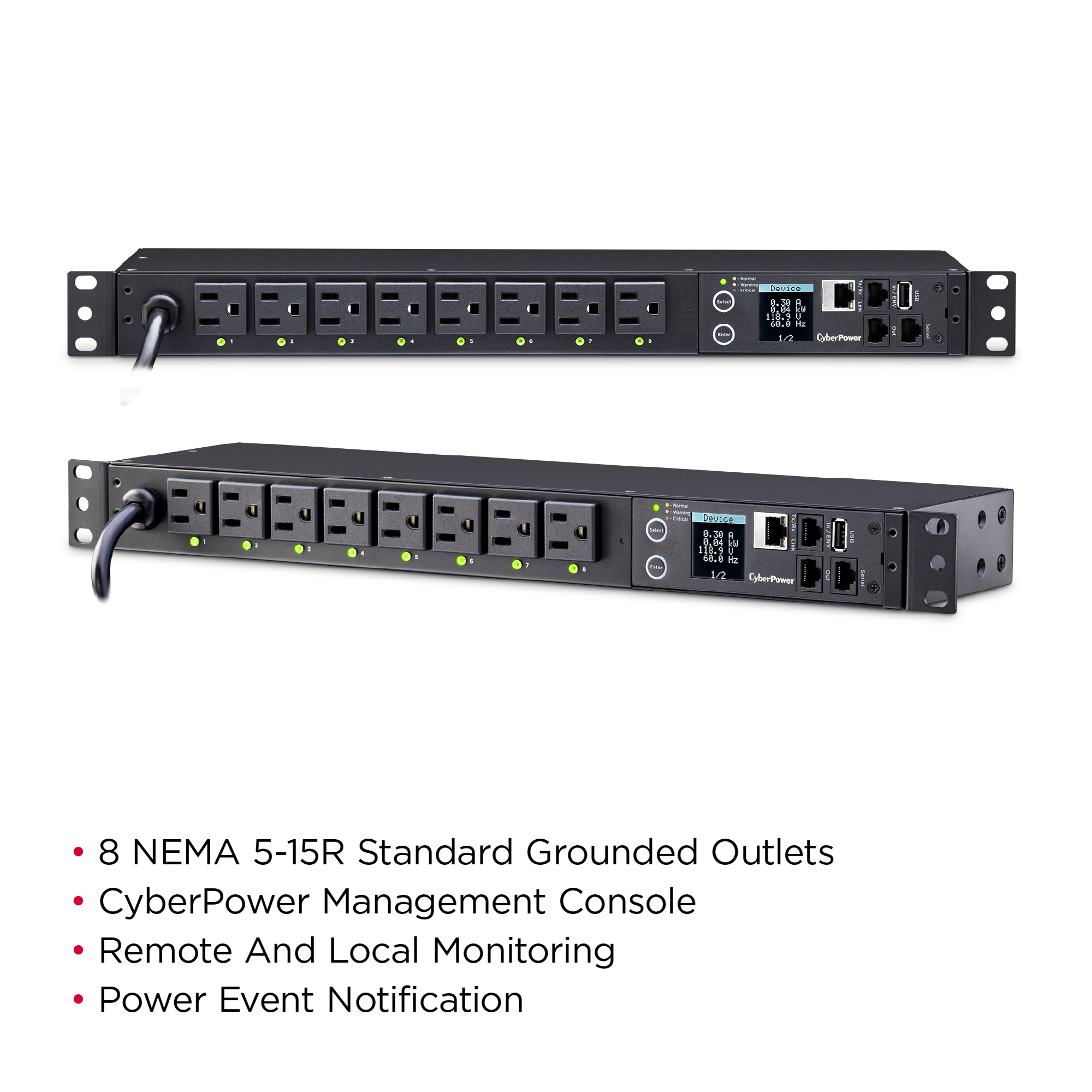 PDU81001 - Switched Metered-by-Outlet PDU Series - Product Details, Specs, Downloads | CyberPower