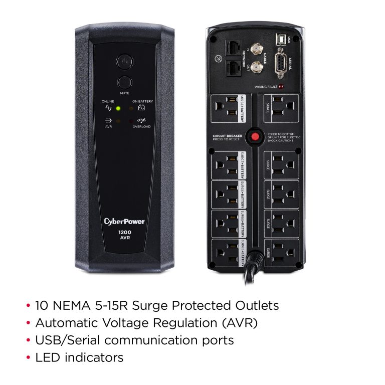 CP1200AVR - UPS Systems - AVR - Product Details, Specs, Downloads ...