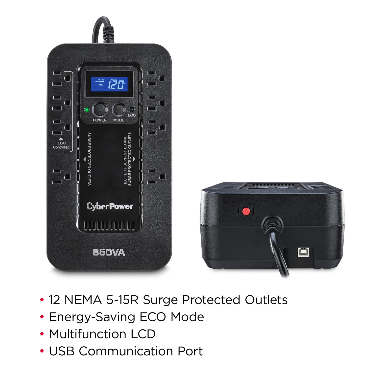 EC650LCD - UPS Systems - Ecologic - Product Details, Specs, Downloads ...